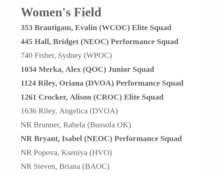 West Point to Host '23 WOC Team Trials - Orienteering USA