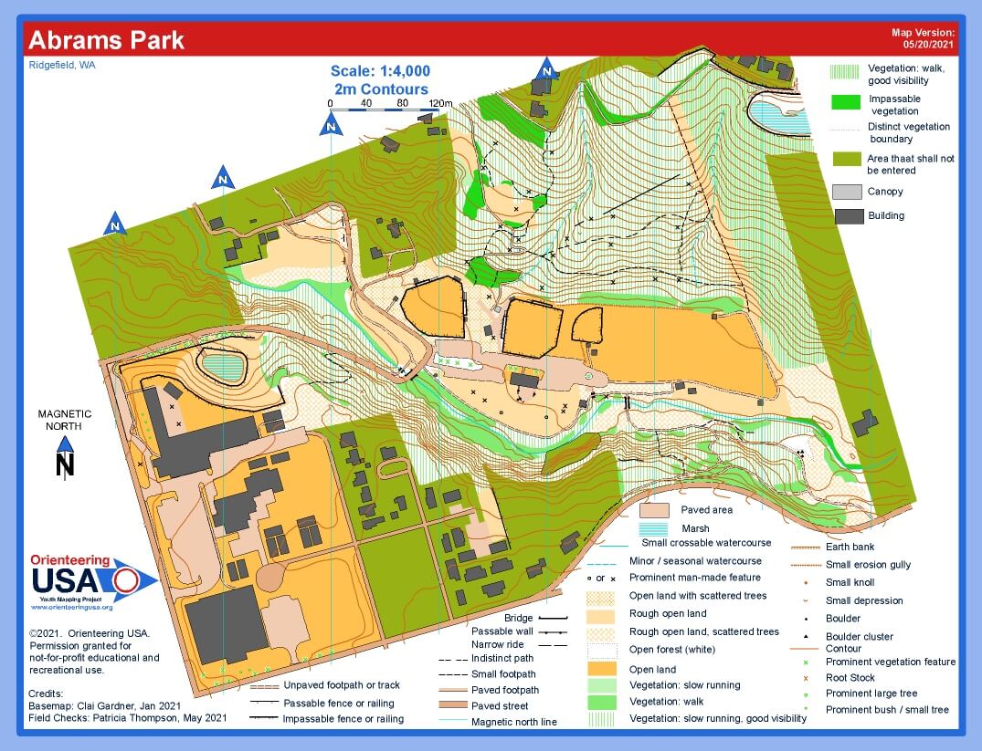YMP May Map of the Month - Orienteering USA