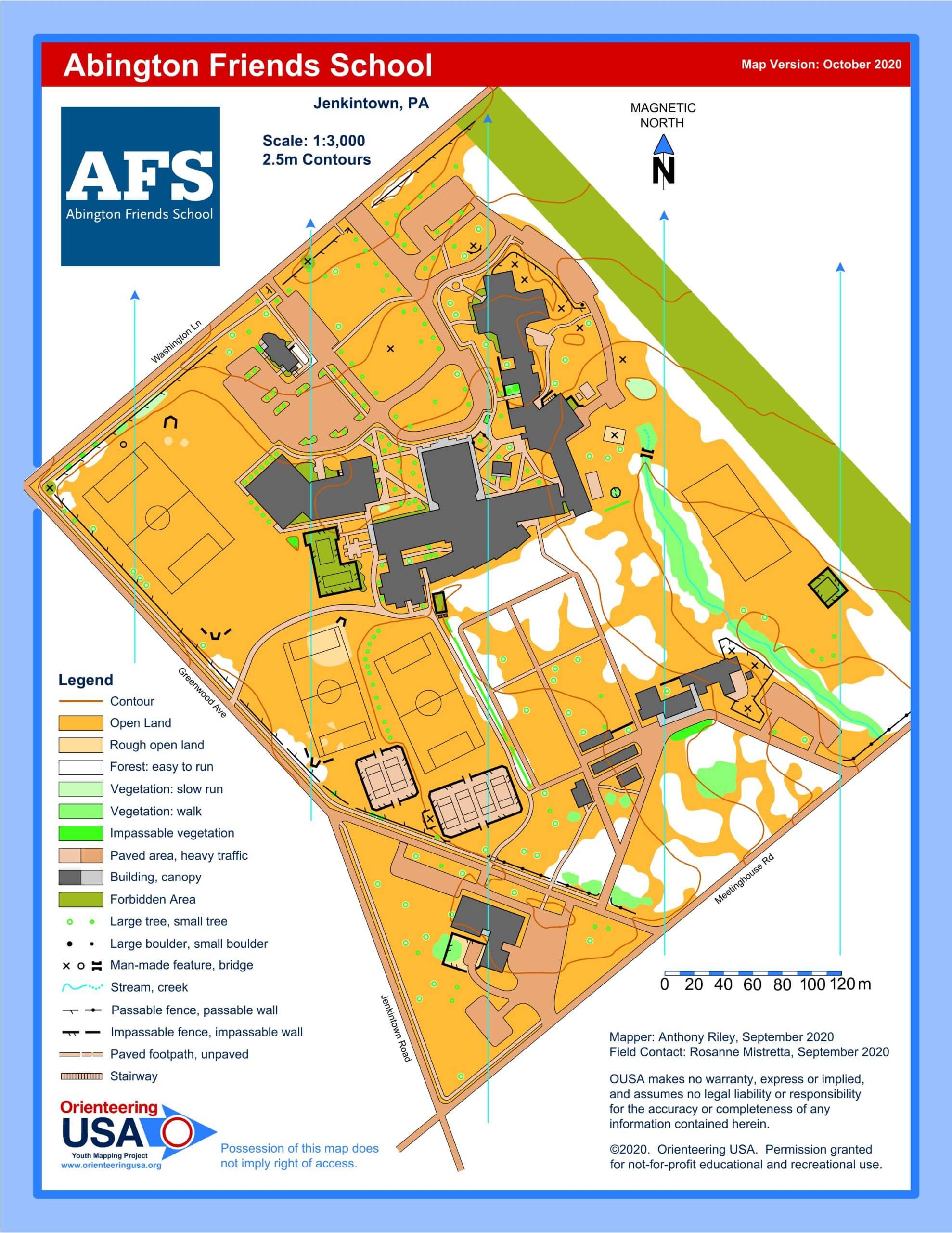 YMP July Map of the Month - Orienteering USA